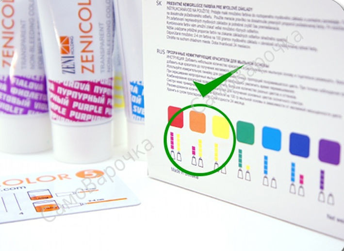 Купить: немигрирующие красители для мыльной основы zenicolor , в ...